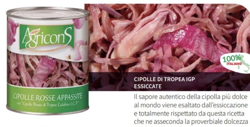 AGRICONS CIPOLLA DI TROPEA APPASSITA 1 KG – Bella Mamma Italian Food